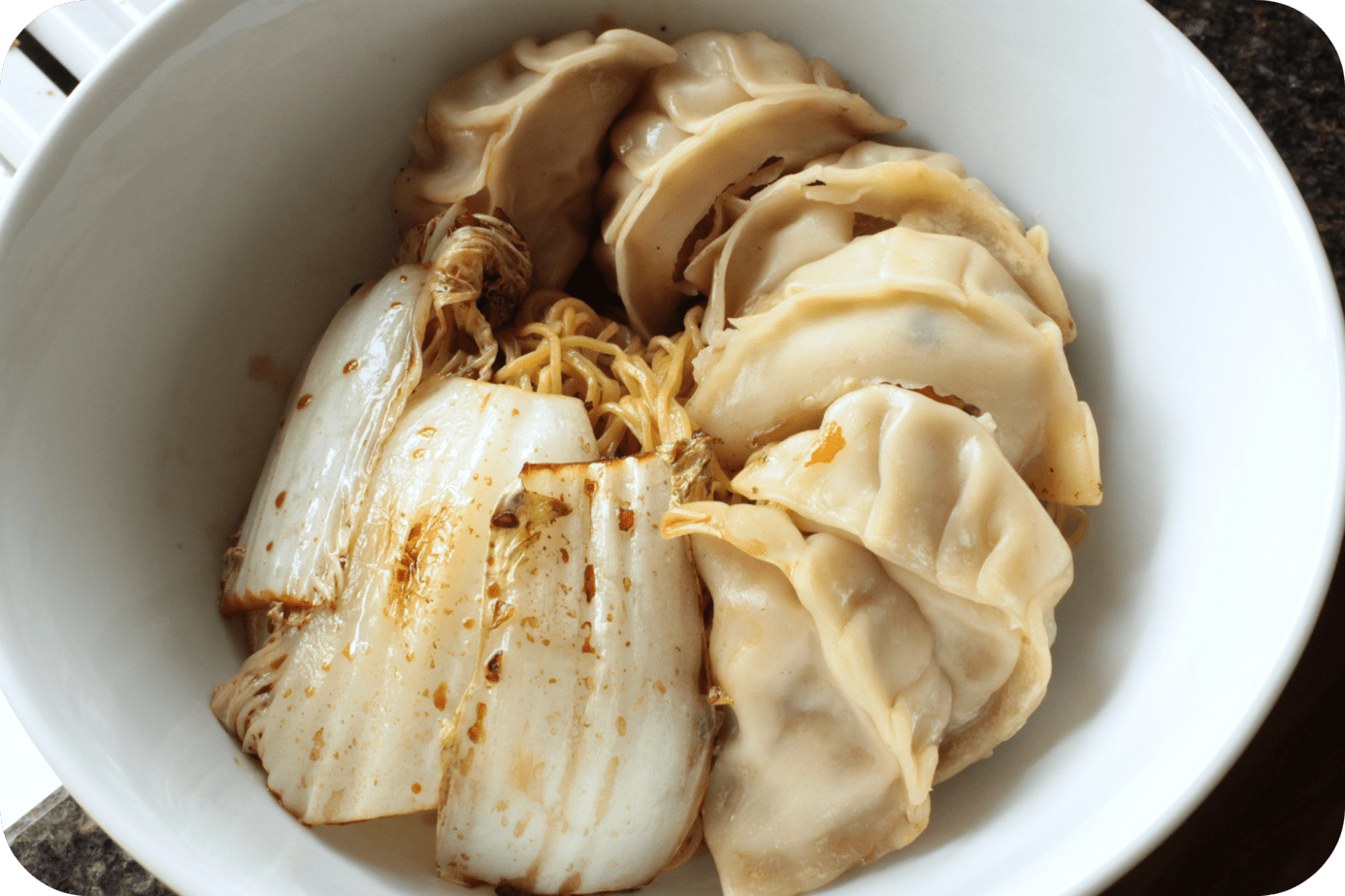 Cabbage and Pork Dumplings - Dish 'n' the Kitchen